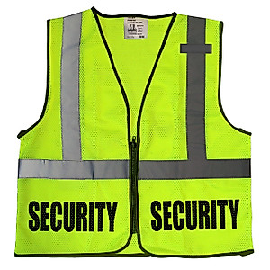 Conspiracy Tee Security Guard mesh Vest, Event Security Vest, mall, School, Safety, Bouncer