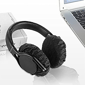 Geekria 500 Pairs Disposable Headphones Ear Cover for Over-Ear Headset Earcup for Bulk Pack, Stretchable Sanitary Ear Pads Cover, Hygienic Ear Cushion Protector Wholesale Multi-Pack(M/Blue)