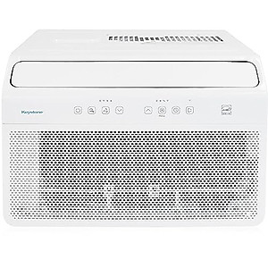 Keystone Energy Star 12,000 BTU Window Mounted Inverter Air Conditioner & Heater with Quiet, High Efficiency Operation and Remote, Window AC Unit for Apartment, Medium-Large Rooms up to 550-Sq.Ft.