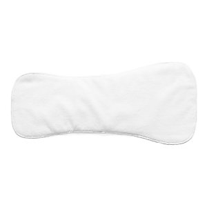 Four-Layer Washable Adult Cloth Diapers - Reusable, High Absorbency, Soft & Breathable, Easy to Use for Elders & Caregivers, 23.62x10.62x1.18in (White)