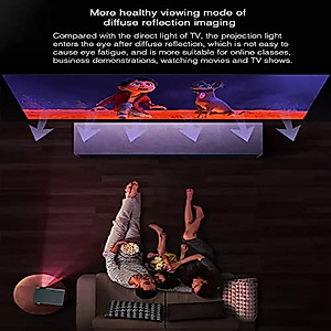 Boss S28A | 3840 x 2160p UHD Projector for Home/Office | Multimedia Projector with 7200 lumens | Projector for Home Cinema Electronic Focus Compatible with TV Stick, Set-Top Box, HDMI, USB, Laptop