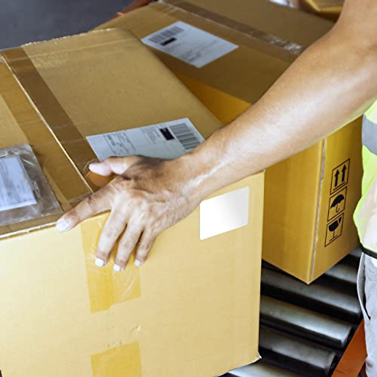 800512-105 Compatible KENCO® Brand 1.25 inch x 1 inch with perf Direct Thermal Labels to fit Eltron or Zebra Printers. 1 in. Core, 1,380 Labels Per Roll, 12 Rolls Per Case