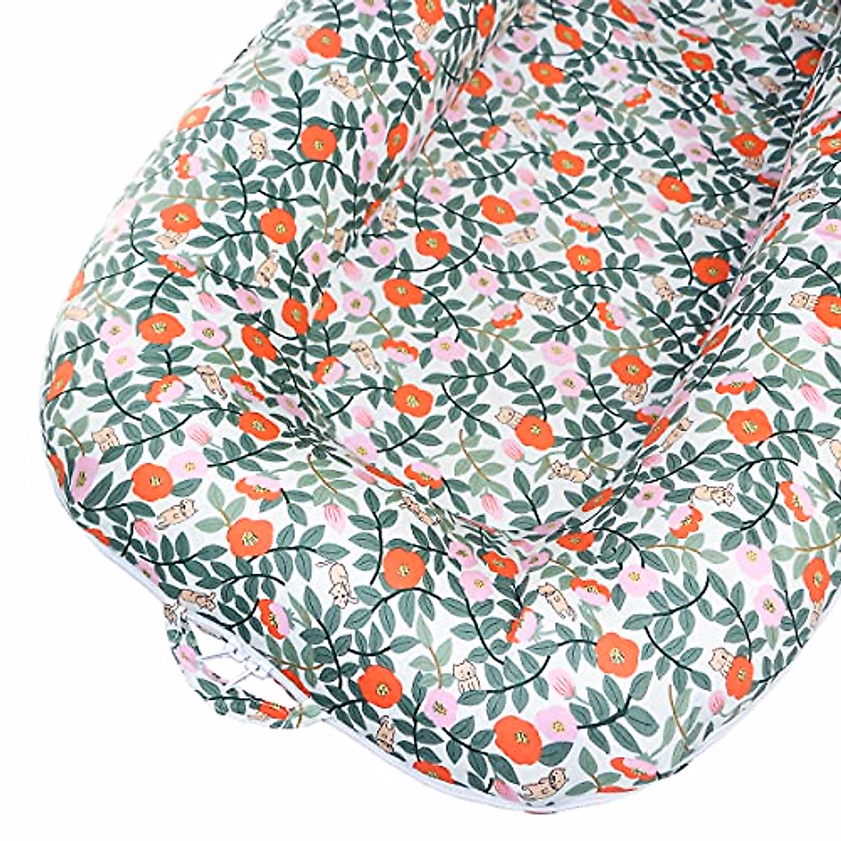 Hi Sprout Newborn Baby Nest Change Extra Cover (Suit for All Dockatot Deluxe Docks) (Flower Vine)