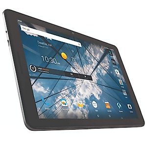 ZTE K92 Primetime 10.1" Tablet (32GB, WiFi + Cellular) Full HD Display, Snapdragon 625, Hotspot, 4G LTE GSM Unlocked (128GB SD Bundle) Navy