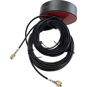CompuPort 5G LTE MIMO Puck Antenna, Vandal Resistance, Dual-Diversity 15ft. Cables with SMA Male connectors, Omni-Directional Compatible with Sierra Wireless, Teltonika, Digi, & Cradlepoint.
