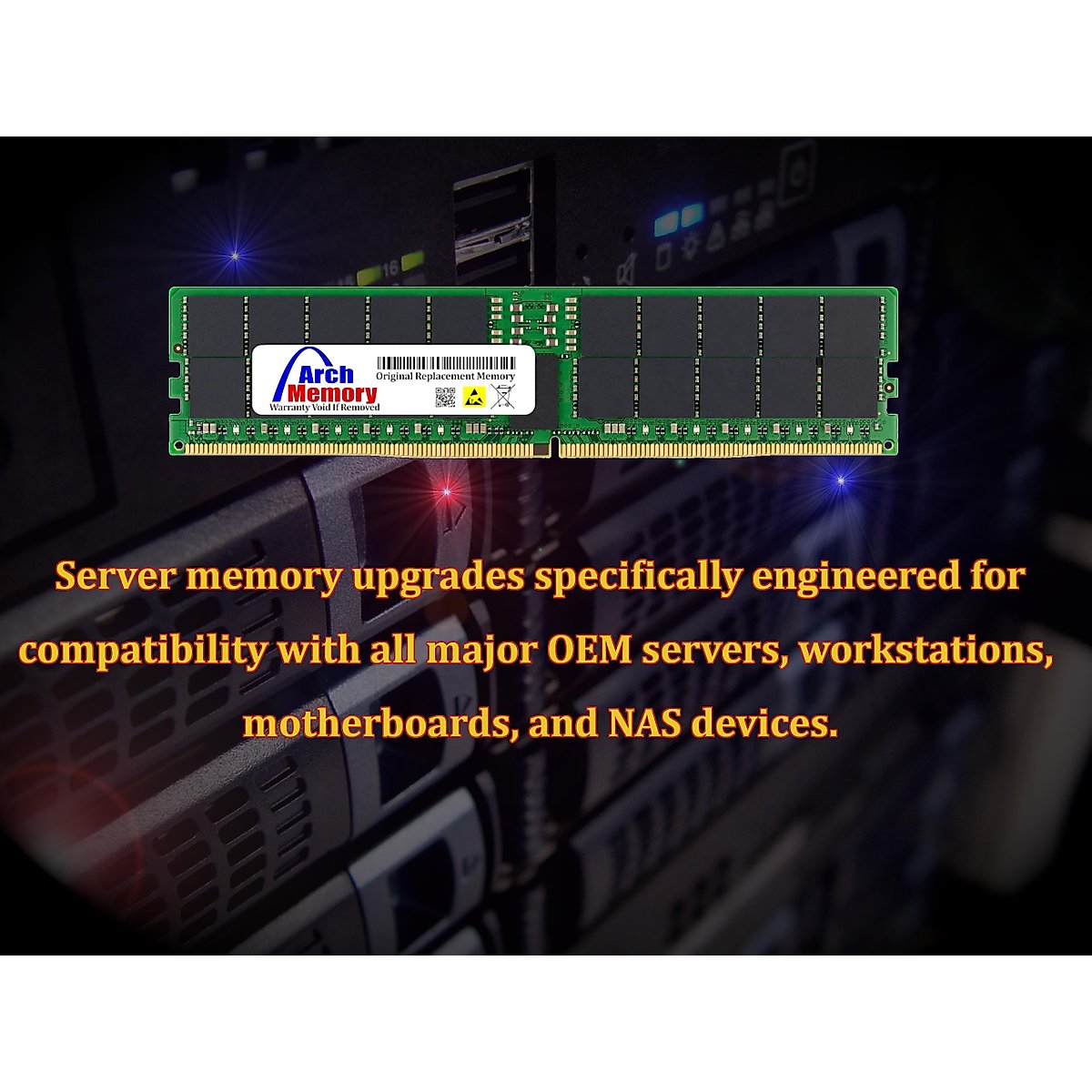 Arch Memory Replacement for D4RD-2666-16G 16GB 288-Pin DDR4 2666MHz ECC RDIMM RAM for Synology NAS Systems