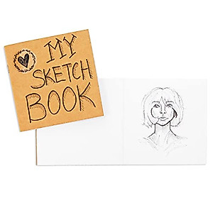 48 Pack Mini Kraft Paper Notebooks, Unlined Blank Journals for Kids, Sketchbooks for Classroom, Party Favors, 24 Sheets (4 x 4 In)