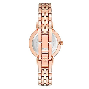 Anne Klein Women's AK/2158GNRG Rose Gold-Tone Bracelet Watch