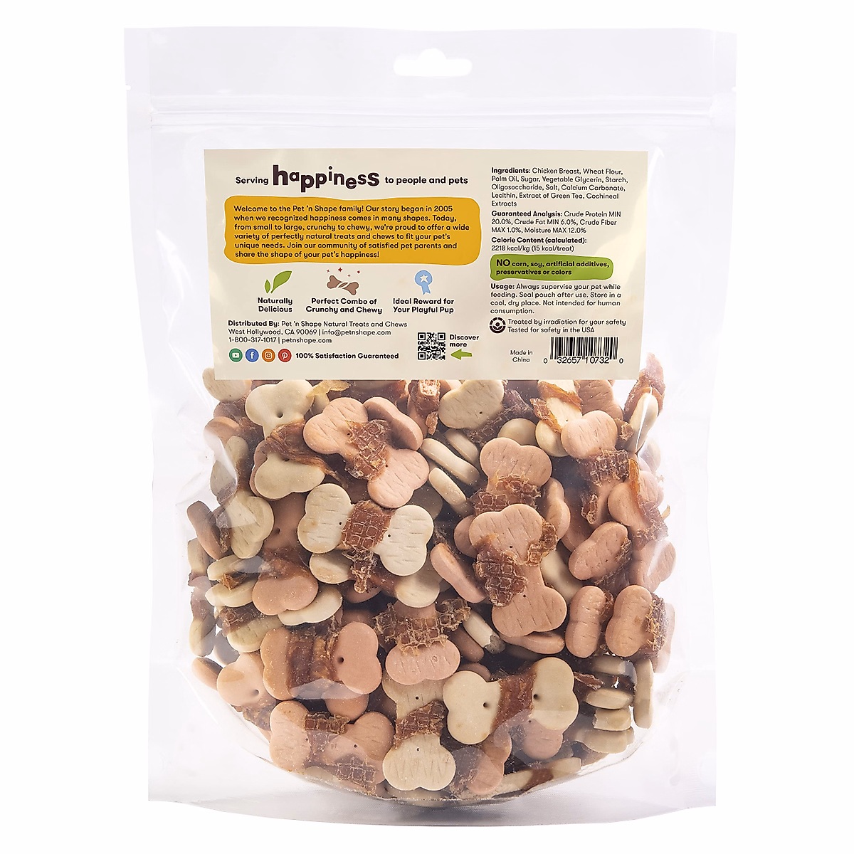 ---Pet 'n Shape Chik 'n Wrapped Biscuits – Natural Chicken Wrapped Dog Treats - 35 Ounce