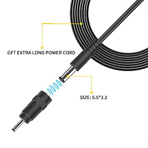9V 2A 1.5A 0.5A AC Adapter Power Supply 18W 10 Tips UL Listed Charger for Routers LED Rights Tablets Speakers Webcams Transformer