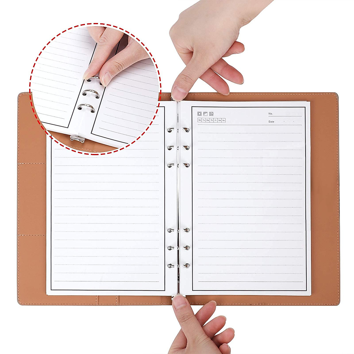 Erasable Reusable Smart Notebook A5 Size Diary Book 50 Sheets Spiral Refillable Sketchbook with Pen for Student Journalist Writer School Office Home Memo Painting Writing APP Storage Note Notepad