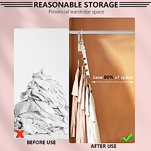 LELE LIFE 3Pcs Folding Clothes Drying Rack Clothing, Clothes Drying Rack Foldable Hangers for Travel Hangers, Laundry Drying Rack Collapsible, Folding Clothes Hanger,Grey