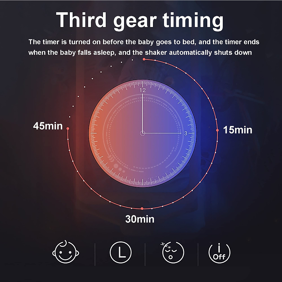 Electric Baby Swing,Rocking Chair Electric Cradle Baby Swing Bed,baby Rocker,Adjustable Bedside Cribs,Automatic Rocking Recliner Crib Basket,Baby Safe Bed,Best Baby Bed For Infant Newborn Unisex