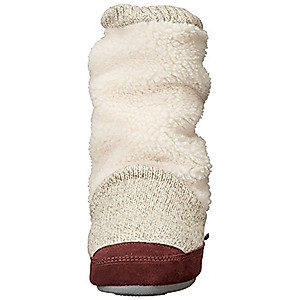 Acorn Slouch Boots Slippers for Women - Comfy, Memory Foam, Non-Slip, Durable, Mid-Calf House Slipper with Indoor/Outdoor Sole