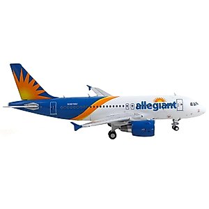 GeminiJets GJAAY2131 Allegiant Air Airbus A319 N321NV; Scale 1:400