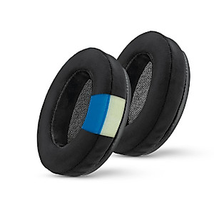 Brainwavz Gaming Earpads Compatible with ATH M50X, Hyper X Cloud, Steelseries Arctis, G Pro X & Many More, with Cooling Gel & Soft Micro Suede for Extra Comfort