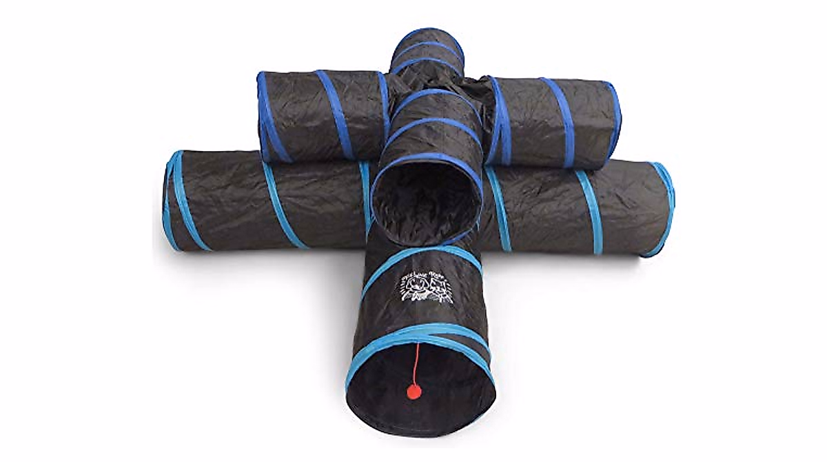 Feline Ruff Premium 4 Way Cat Tunnel. Extra Large 12 Inch Diameter and ...
