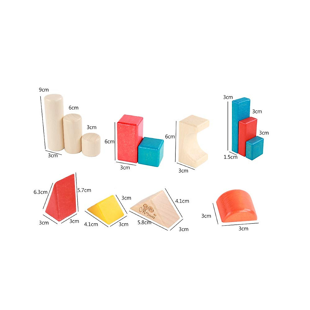 BESTING Balancing Stacking Blocks with Different Shape and Color Parent-Child Children's Educational Balance Wooden Stacking Interlock Decompression Preschool Toys Balancing Games (HJ003)