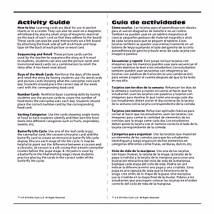 World of Eric Carle | The Very Hungry Caterpillar Learning Cards | English and Spanish, 67ct