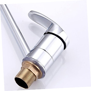 Veemoon Sink Faucet Kitchen Faucet Water Tap Bath Mixer Tap Washbasin Mixer Tap Hot and Cold