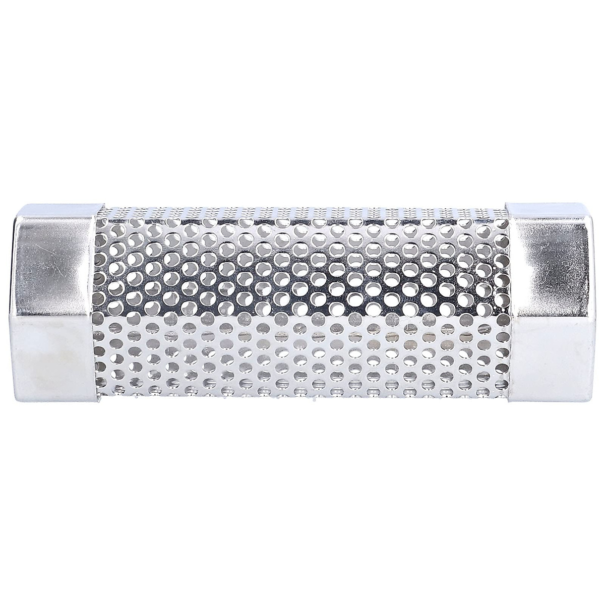 Smoker Tube, 304 Stainless Smoker Tube, Barbecue Smoke Generator Steel Portable Hex Stable Barbecue Smoke Generator Pipe for Cold Hot Smoking Grilled Foods (Length 15.4CM*Height