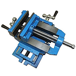 HFS (Tm) 5" Cross Slide Vise Drill Press Metal Milling 2 Way X-Y Heavy Duty Clamp Machine