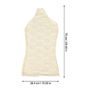 ULTECHNOVO Mannequin Stretch Cover Female Mannequin Lace Fabric Cover: Dressmaker Form Model Display Fitting Styling Tool for Designer Retail Boutique Store Complexion Female Mannequin Cover