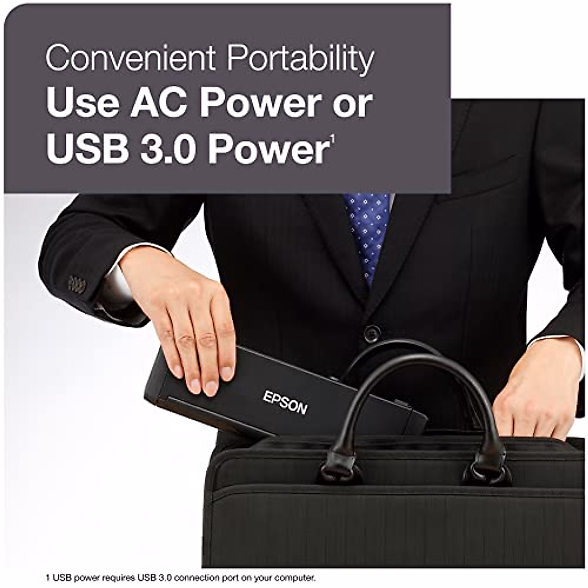 Epson ES-200 Portable Scanner: Fast Duplex ADF Scanning