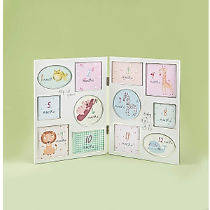 FASHIONCRAFT Lovely Baby Collage, Perfect Baby-shower Gift, Favor - Hinged - My First Year