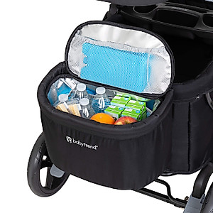 Baby Trend Expedition 2-in-1 Stroller Wagon Plus, Ultra Marine & Insulated and Versatile Stroller Wagon Deluxe Storage Basket for Expedition and Tour Wagon Models