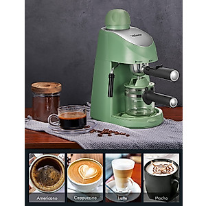 Yabano Espresso Machine, 3.5Bar Espresso Coffee Maker, Espresso and Cappuccino Machine with Milk Frother, Espresso Maker with Steamer