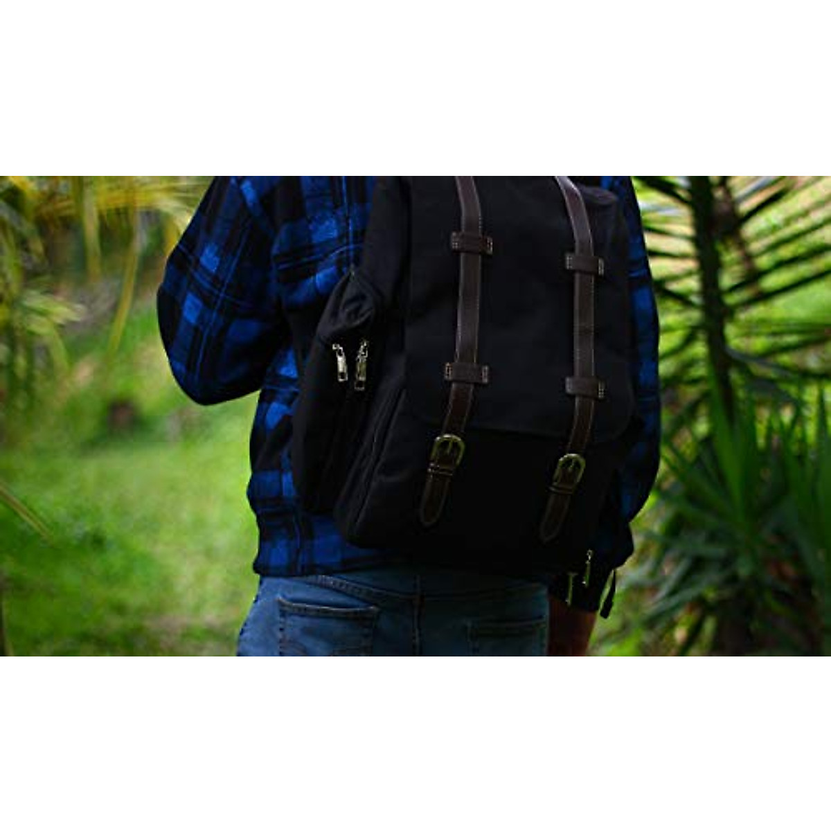 Picnic Backpack for 2 | Picnic Basket | Stylish All-in-One Portable Picnic Bag with Complete Cutlery Set, Stainless Steel S/P Shakers | Picnic Blanket Waterproof Extra Large| Cooler Bag for Camping