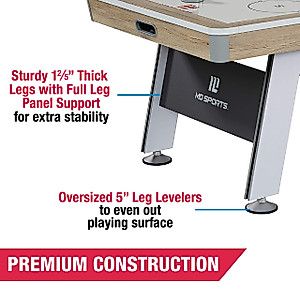 MD Sports 7' Hinsdale Air Powered Hockey Table with Pusher and Puck Set