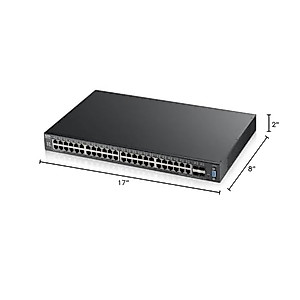 Zyxel 48 port Gigabit Layer 2 managed switch, 4x 10G [XGS2210-52]