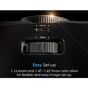 Optoma HD143X Affordable High Performance 1080p Home Theater Projector, 3000 Lumens, 3D Support, Long 12000 Lamp Life, for Indoor and Outdoor Movies, Built In Speaker