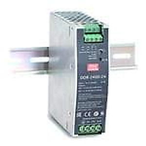 Mean Well DDR-240D-48 DIN Rail DC-DC Converter 240W 48V 5A, 67.2-154V in, Adj Output, Free air 150% Peak Load, Enclosed