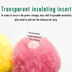 PomeWW Cat Toy Balls, Sing Ball, 3 Pcs, Upgrade Kitten Plush Ball, Newest Lifelike Animal Chirping Sounds-Bird Frog and Cricket, Built-in Catnip, Interactive Cat Kicker Toys for Indoor.
