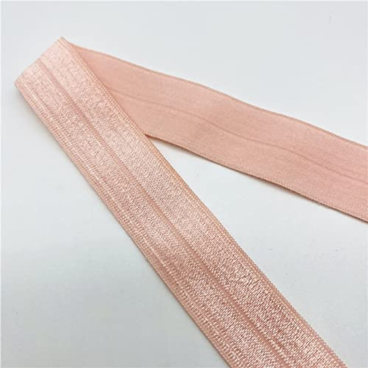 8 Yards 0.8 Inch Elastic Ribbon for Sewing Multicolor Fold Over Spandex Elastic Band Lace Trim Waist Band Garment Accessory