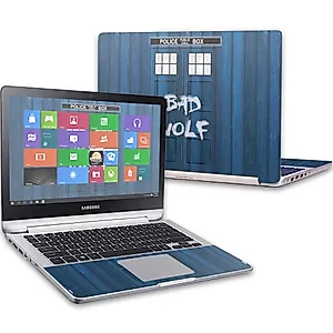 MightySkins Skin Compatible with Samsung Notebook 7 Spin 13.3" (2016) wrap Cover Sticker Skins Time Lord Box