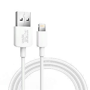 K123 Keytech Apple MFi Certified USB Lightning Cable 3ft iPhone Charger Cord 1M Premium White Data Cable for ipad, iPhone Xs/Xs Max/XR/X/8/8 Plus/7/7 Plus/6/6 Plus/5