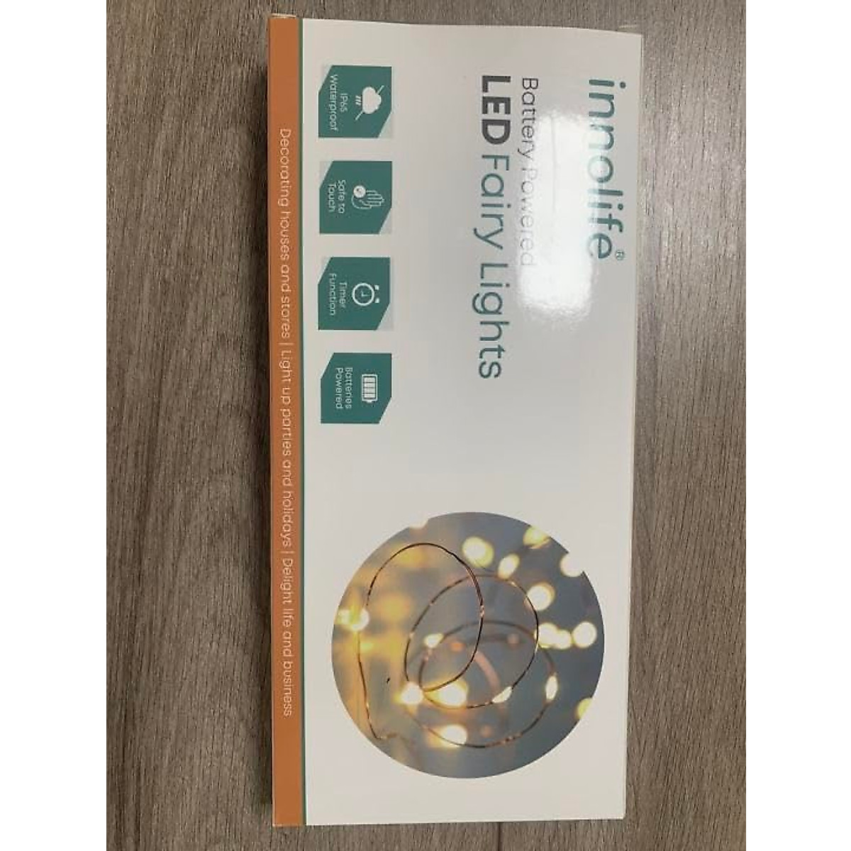 innolife 6 Pack LED Fairy String Lights Battery Operated with Remote Control & Timer, 10 Ft 30 LED Copper Wire Twinkle Lights for Bedroom Christmas Wedding Party Indoor Outdoor Decoration