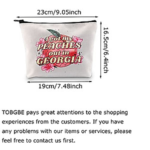 TOBGBE Peaches Lyrics Gift Music Lover Gift Peaches Song Gift Singer Fans Gift Song Lyrics Makeup Bag (my peaches)