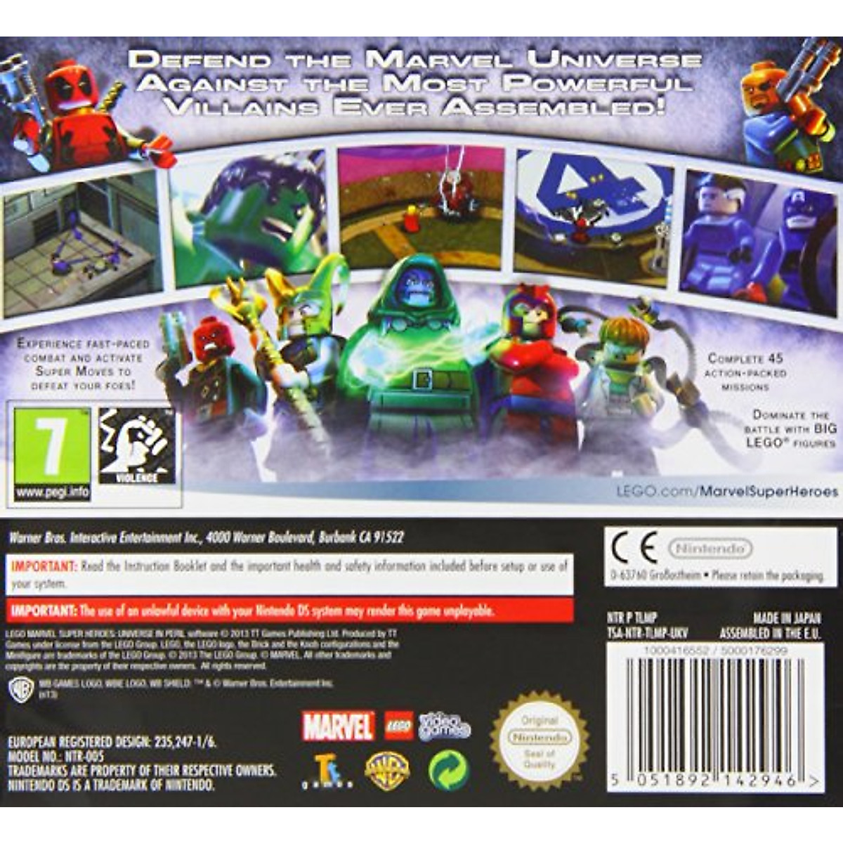 LEGO Marvel Super Heroes: Universe in Peril (Nintendo DS)