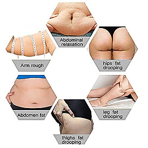 Asdf586io Fat Burning Slimming Cream for Belly and Body, Figure Shaping Body Scrubs for Fitness, Lose Weight, Promote Abdominal Fat Burning White 20g