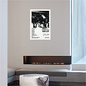 Playboi Poster Carti Music Poster Die Lit Album Poster Wall Sticker Rap Room Wall Decor Canvas Wall Art