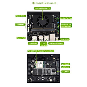 Waveshare Jetson Orin NX AI Development Kit for Embedded and Edge Systems, with 16GB Memory Jetson Orin NX Module