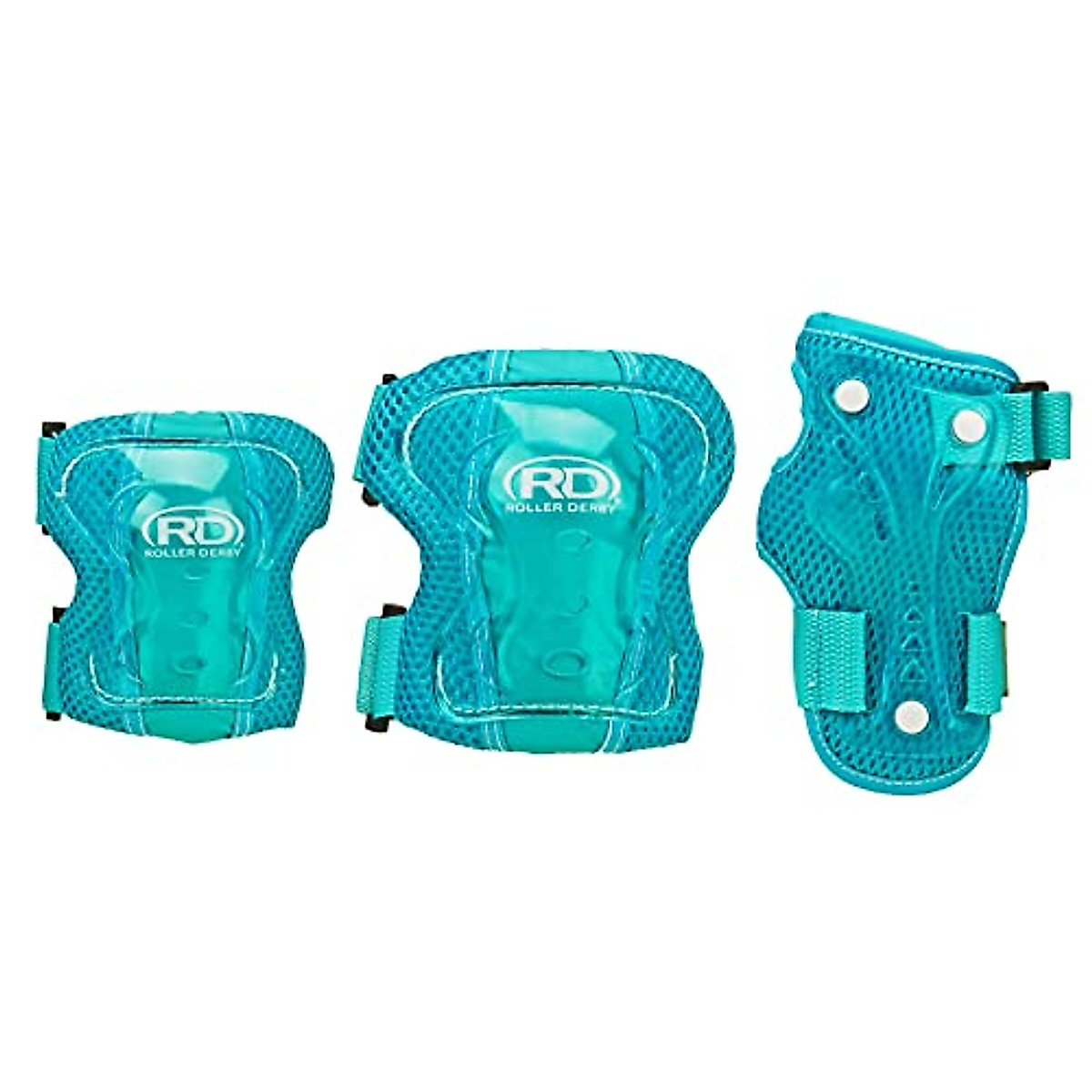 Roller Derby Protective Youth Tri-Pack, Kneepads, Elbow Pads, Wrist Guards