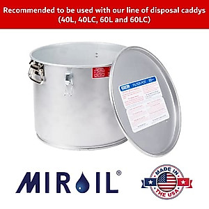 Miroil | RB22FS Fryer Filter Bag | MirOil EZ Flow Filter Bag | Part 12748| Use to Filter Fry Oil | Suitable for 15 Qt Polishing Oil | Durable, Easy to Clean with Hot Water | No Frame