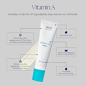 Obagi360 Retinol 1.0 Cream – High Concentration Retinol Helps Reduce the Appearance of Fine Lines and Wrinkles & Smooth Texture with Minimal Irritation – 1 oz