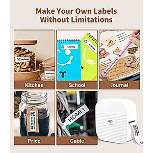 Phomemo Label Maker Machine, D30 Q30 Upgrade Version Q31 Mini Label Maker, Bluetooth Wireless Portabel Label Printer Handheld Thermal Labels Printer with Tape Easy to Use Compatible with iOS/Android